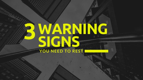3 Warning Signs You Need to Rest · Pure Element 5